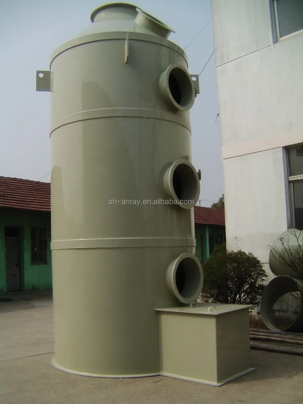 Pp/316 Ss Gas Horizontal Wet Scrubber - Buy Horizontal Wet Scrubber,Gas ...