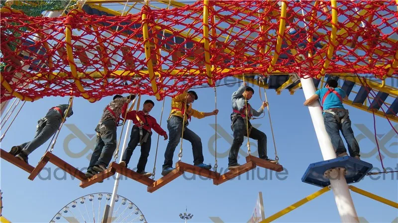 Amusement Park Adults Rope Climb,Ropes Climbing Frame,Ropes Adventure ...