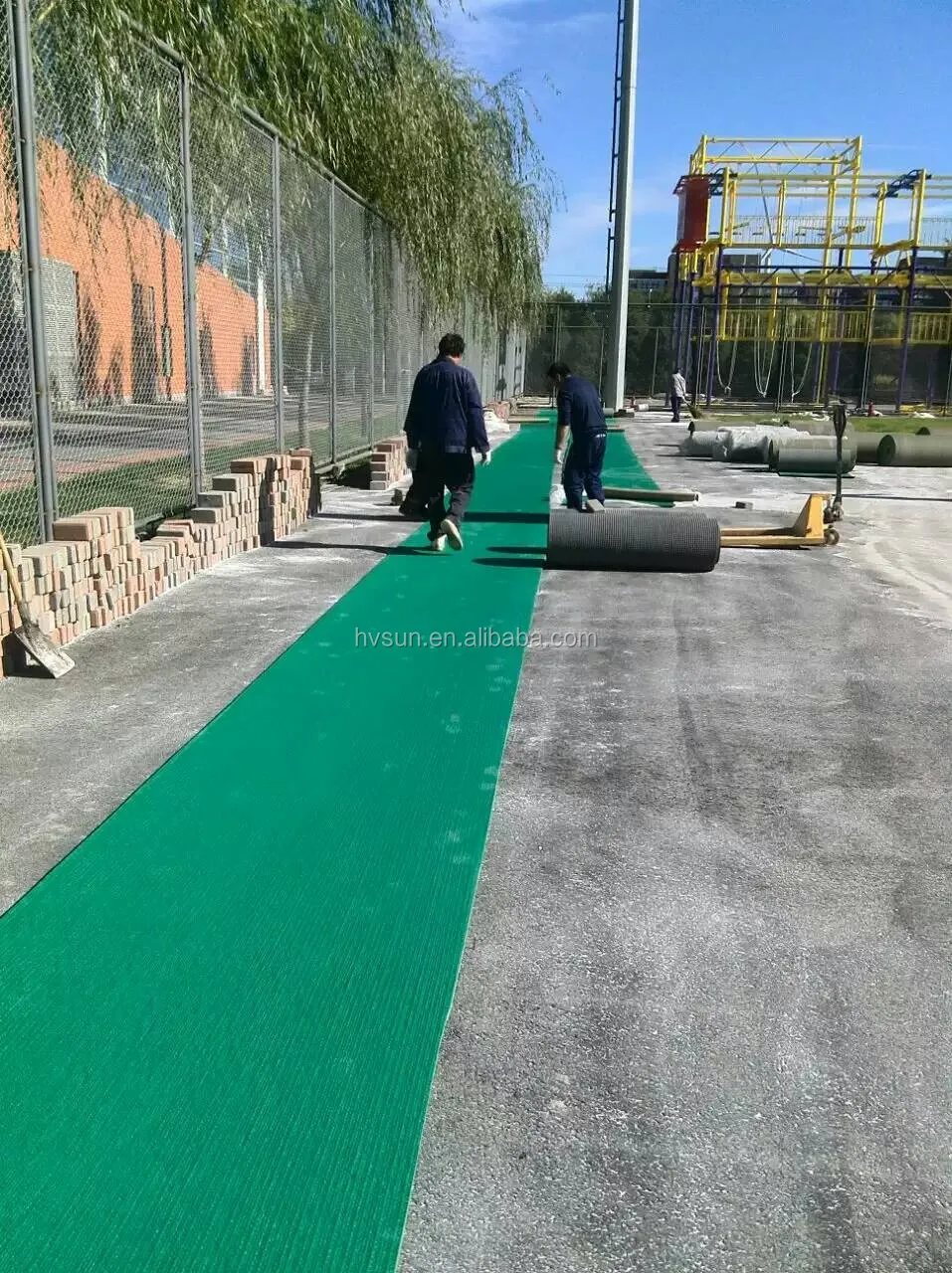 Prefabricated Rubber Running Track - Buy Prefabricated Rubber Running ...