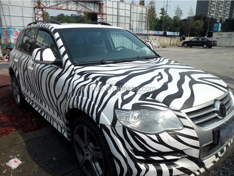 Animal Vinyl Sticker For Changing Car Body Color Carlas Zebra Stripe ...