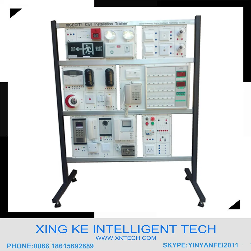 Building Wiring Training Device Didactic Equipment For College Lab Xk ...