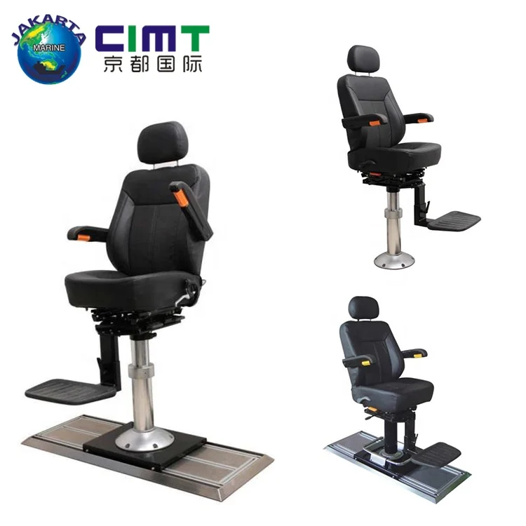 004 Model Adjustable Movable Marine Boat Captain Seat Pilot Chair ...