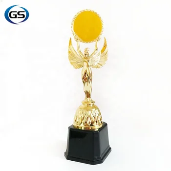 Custom Gold Metal Sports Angel Awards Trophy Honor - Buy Awards Trophy ...