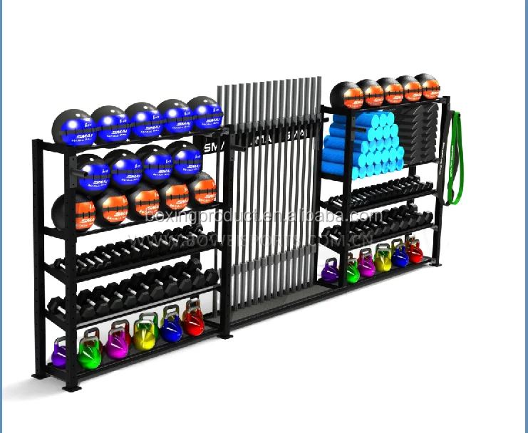 New Gym Multi Storage Rack - Integrated Storage Station
