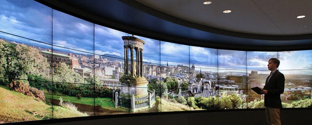 55 Inch Multi Screen/did Lcd Video Wall,Uh Curved Led Light Window ...