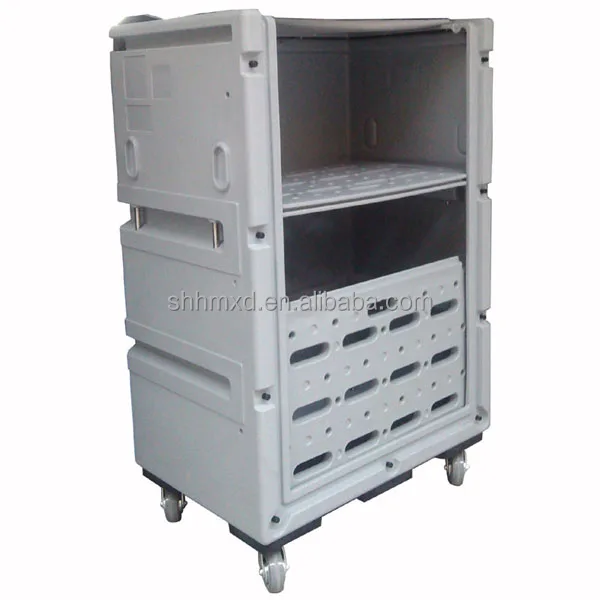 Plastic Laundry Linen Roll Cage For Laundry Factory - Buy Roll Cage ...