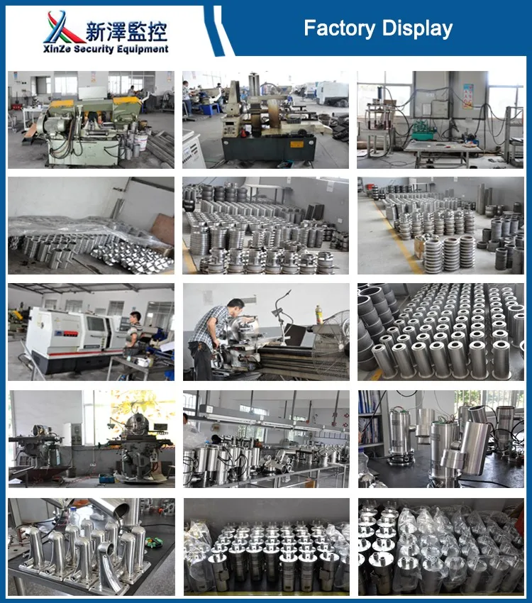 IP68 Explosion-Proof Camera Housing with Wiper & Sunshade