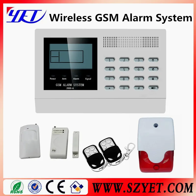 Pstn Gsm Dual Networks Wireless 99 Zone Burglar System 3g Gsm Video ...