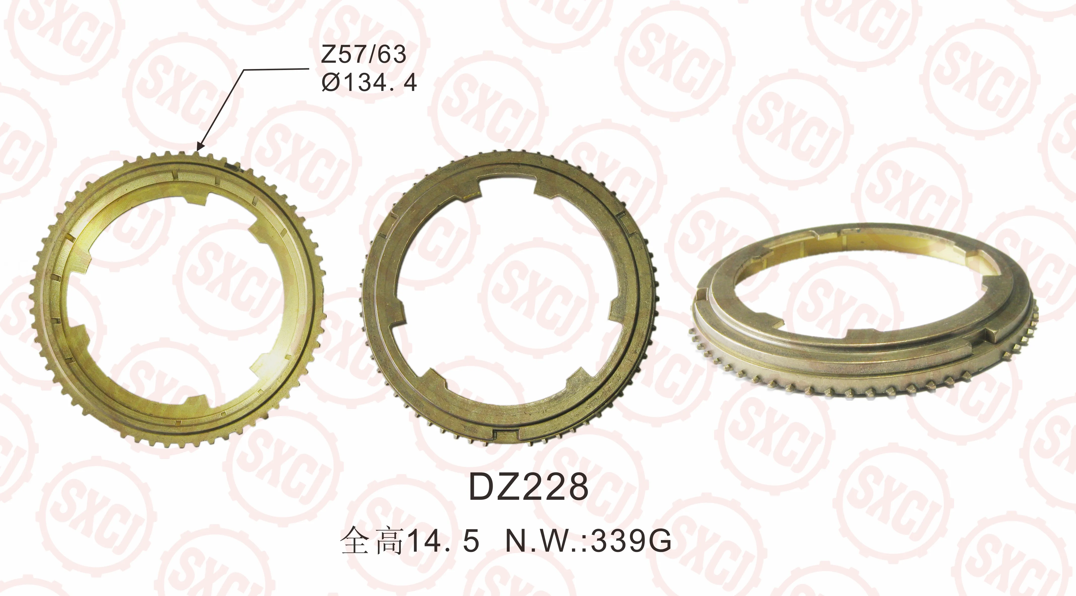 Brass Steel Helical Gear Synchronizer Ring Set for TOYOTA