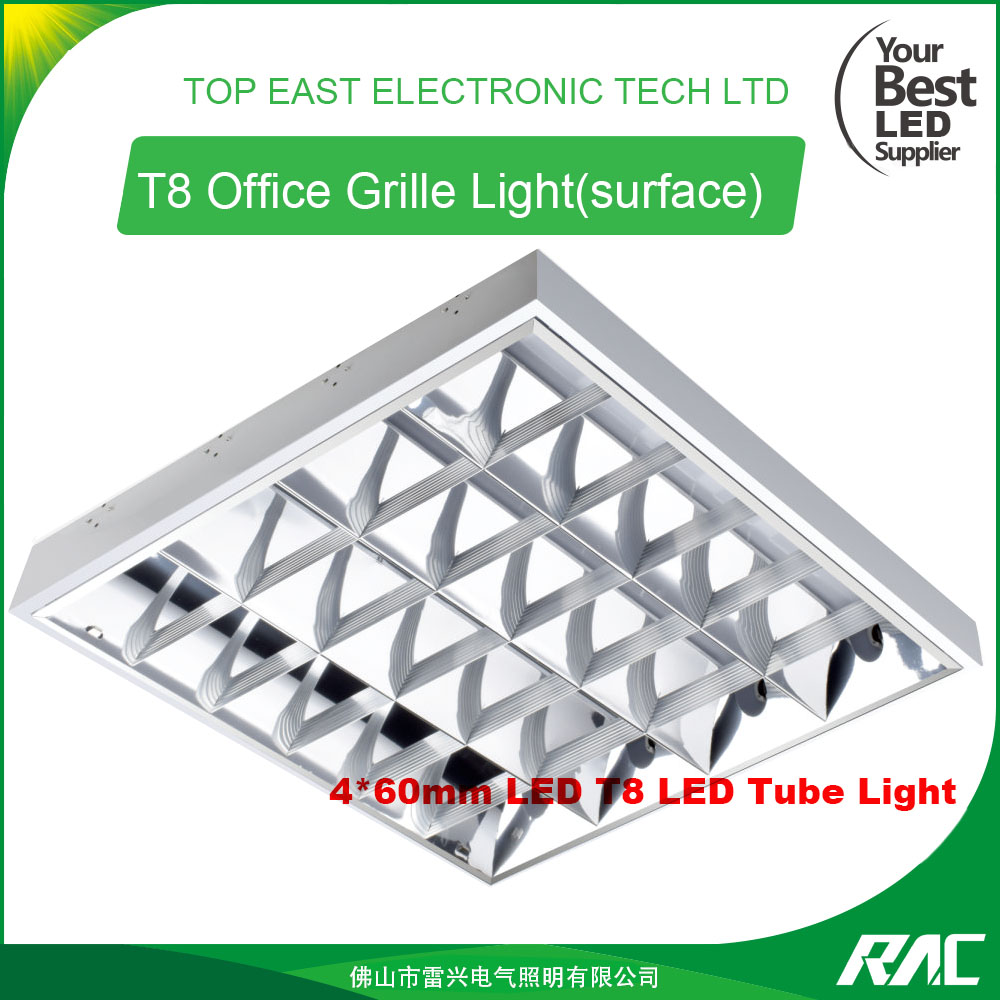 Hot Sell 4*20w Suspend Led Louver Light Fixture for Hospital