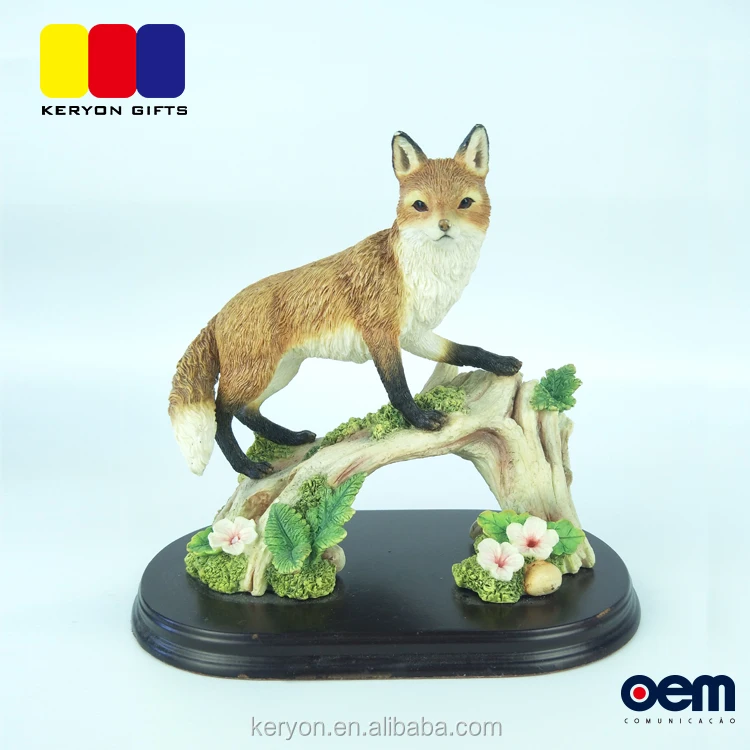 Resin Decorative Fox Figurine - Buy Fox Figurines For Sale,Resin Fox ...
