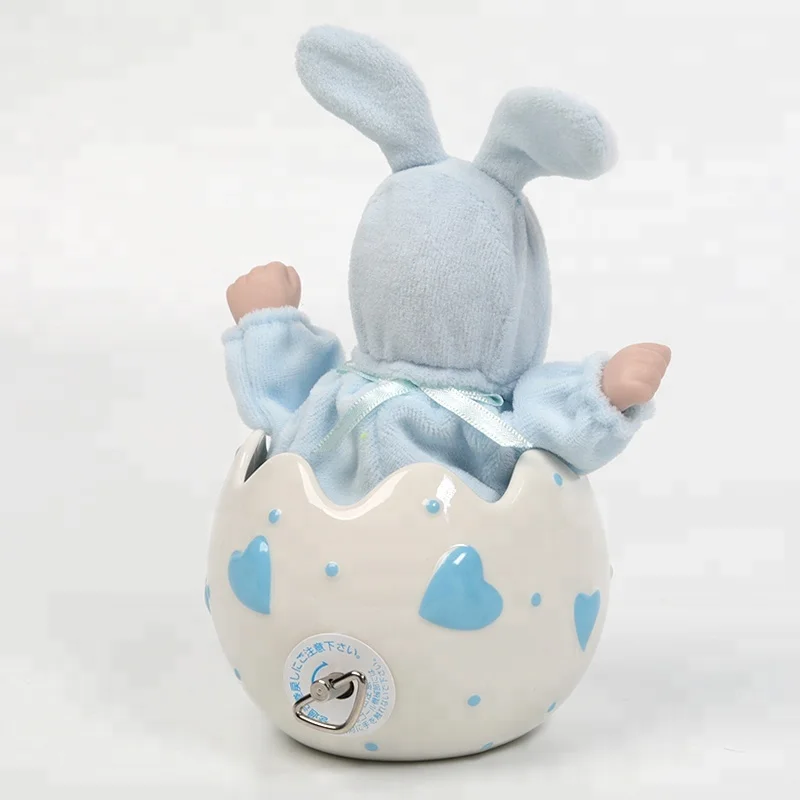 Portable Hand-made Shake Head Porcelain Doll Music Box - Buy 2019 ...