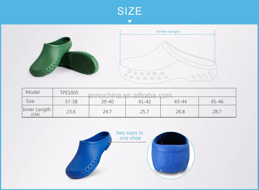 Autoclavable Operating Theatre Medical Nurse Surgical Clog Shoes Oem ...