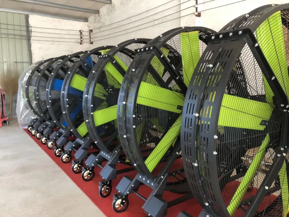Big Industrial Mobile Fan on Floor for Gym - 1 Year Warranty