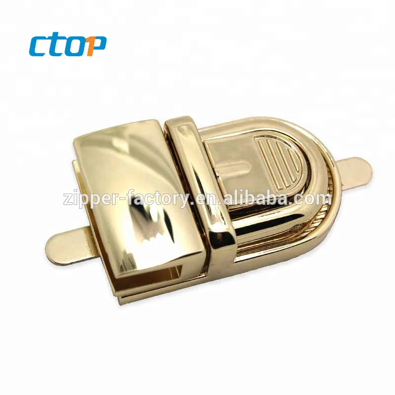 China Metal Twist Turn Handbag Hardware Custom Bag Lock Bag Metal Lock ...