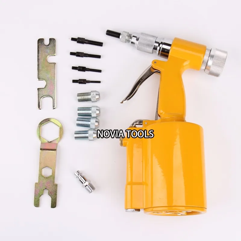 Pneumatic Hydraulic Rivet Gun / Air Riveter/nut Gun For M4-m10 Steel ...
