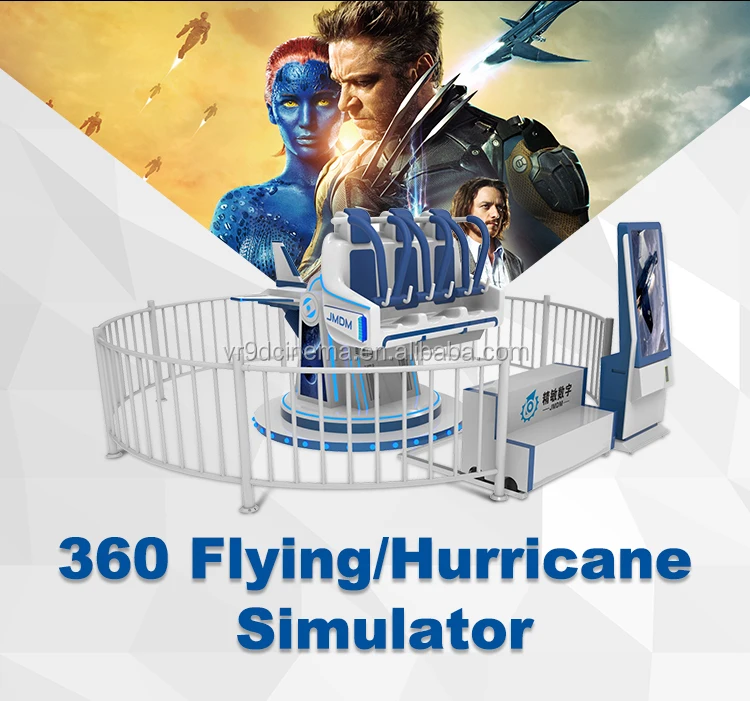 Vr Simulator 6dof Motion Chair 9d Virtual Reality 3 Seats 720 Degree ...