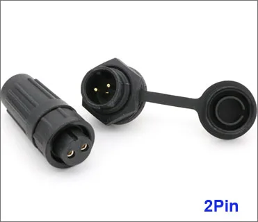10a Ip68 2 Pin Min Circular Electrical Bayonet Connector Ltw Plastic ...