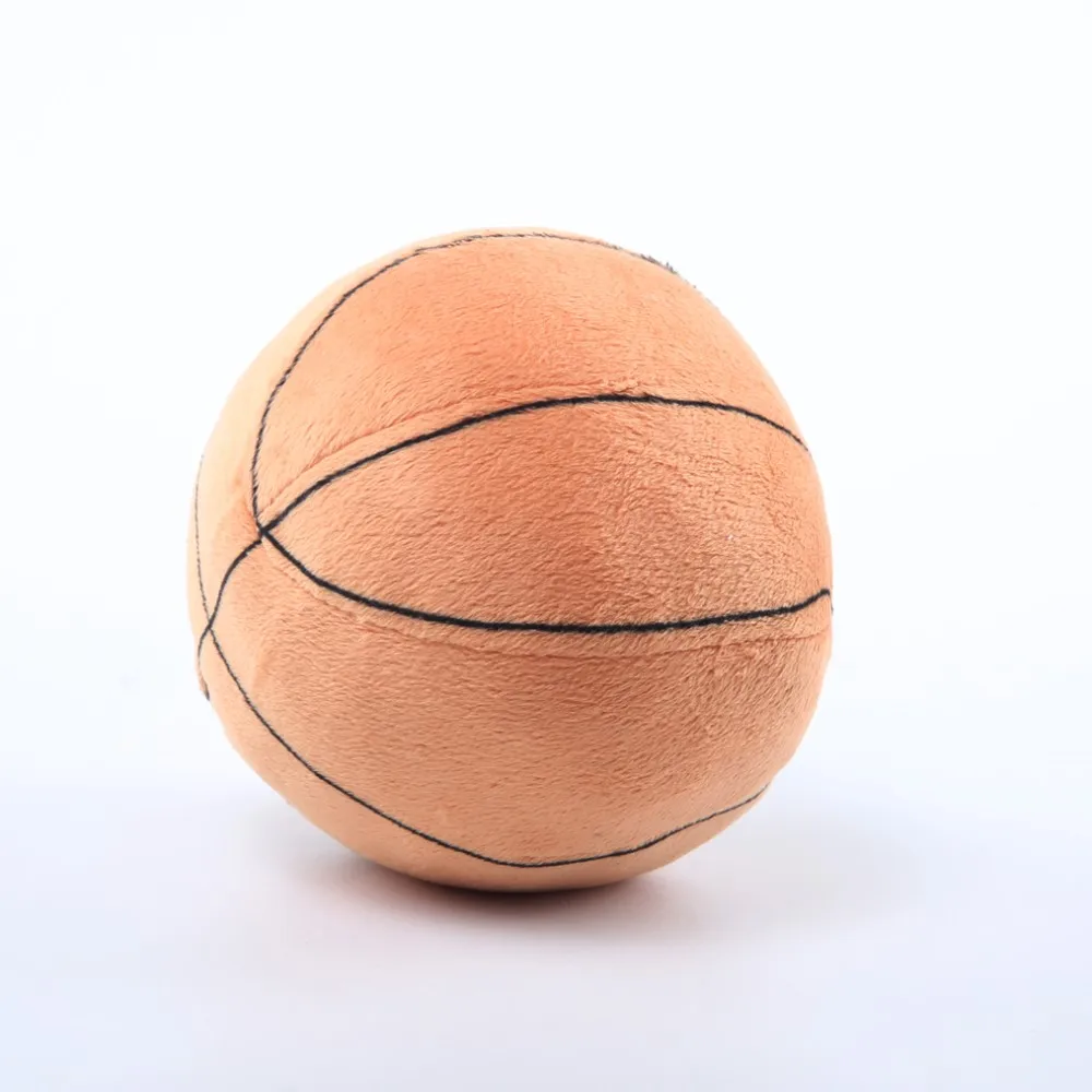 Customize Stuffed Basketball Toy Soft Basketball Shape Plush Toy With ...
