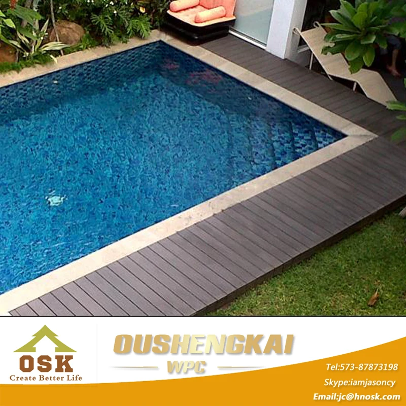 Oushengkai Durable Wood Plastic Composite Wpc Decking Cover Around ...