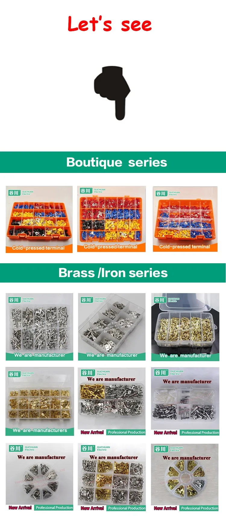 605pcs All Size Ring Terminal Assortment,Insulated Crimp Ring Terminal ...