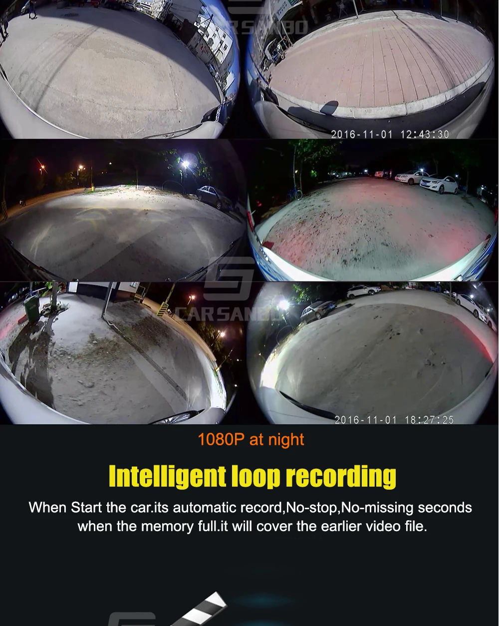 1080p 3d Avm 360 Bird View Car Camera System With Video Recorder ...