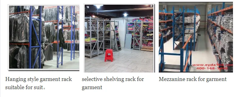 Industrial Warehouse Storage Steel Hanging Garments - Buy Industrial ...