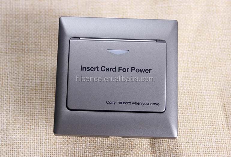 Hotel Key Card Panel Door Lock Card Holder Switch for Room Energy Saving