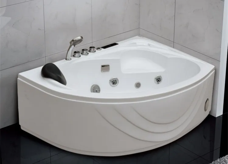 Acrylic Walk In Triangular 1 Person Hot Tub For Massage - Buy 1 Person ...