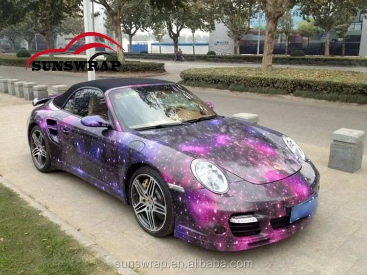 Starry Sky Wrap Galaxy Vinyl Galaxy Film Car Wrap Sticker Bomb Wraps ...