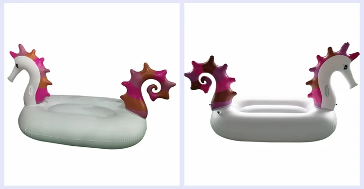 Custom Shape Inflatable Seahorse Animals Pool Beach Float For Swimming ...