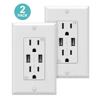 American Power Outlet Electric Usb Outlet 12v/socket Outlet/usb Wall ...