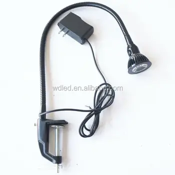 3w Clip-on Gooseneck Clamp Light Flexible Snake Led Reading Lamp - Buy ...
