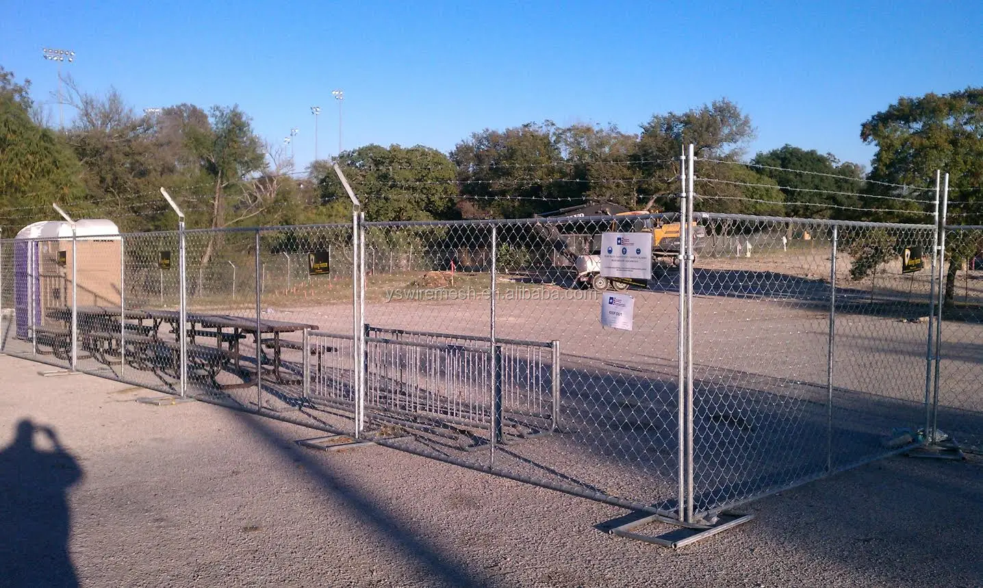 Usa Popular Galvanized Removable Chain Link Temporary Fence Panels ...