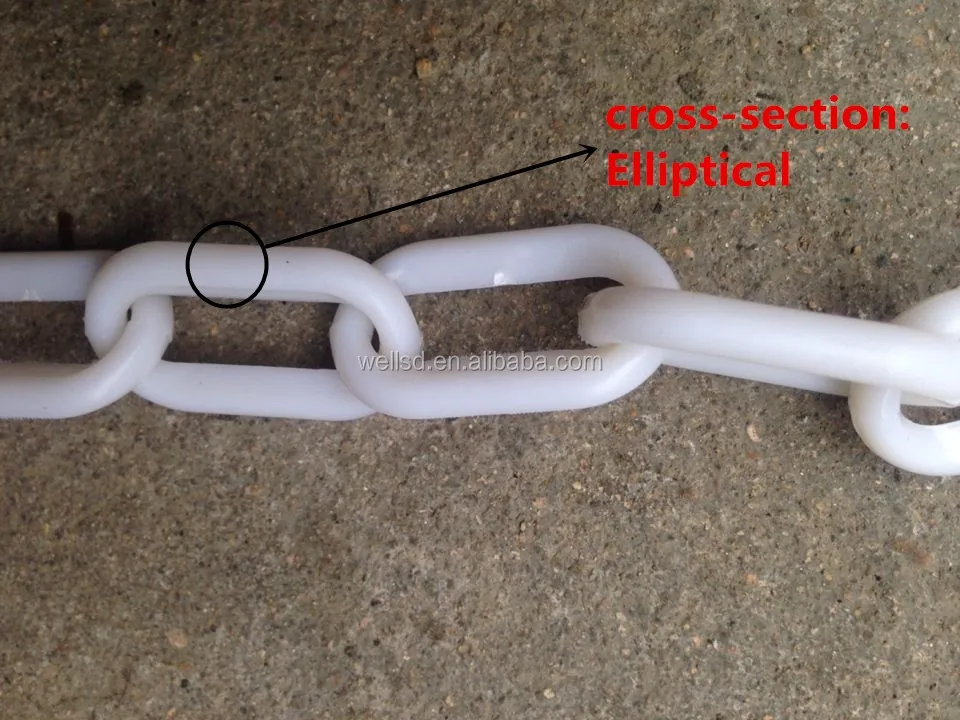 3mm Black Color Safety Colorful Decorative Hdpe Plastic Chain - Buy ...