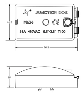 Patented Double Insulated 4-way Cable Junction Box With Quick Wire ...