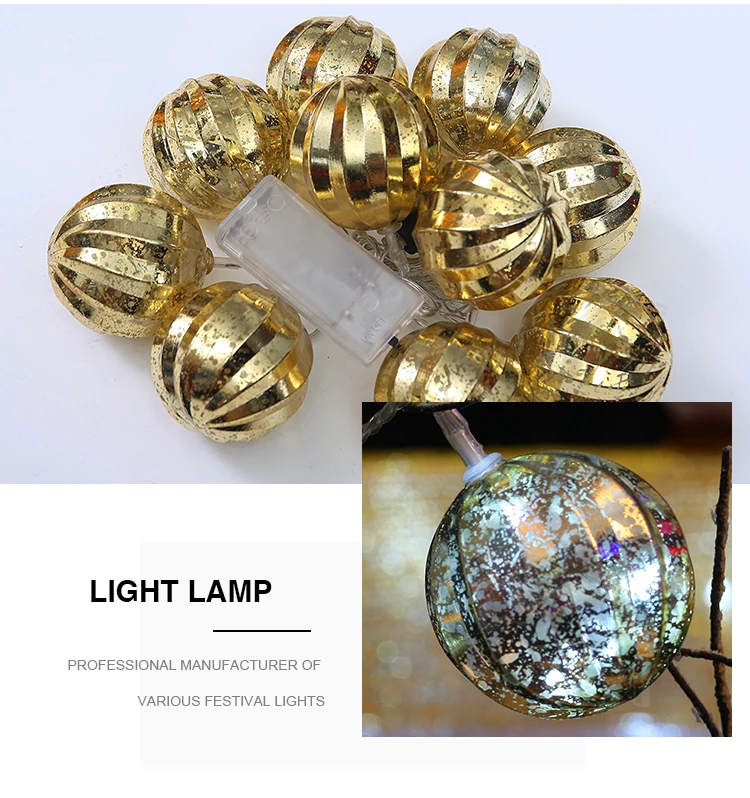 Large Outdoor Christmas LED Round Balls Lights - 50000 Hours Lifespan