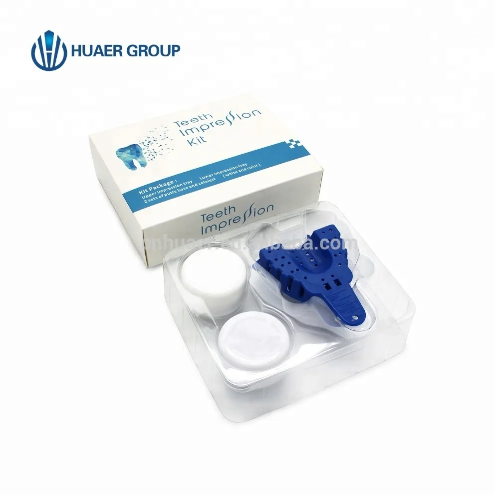 Blue And White Dental Impression Material Silicone Putty With Ce ...
