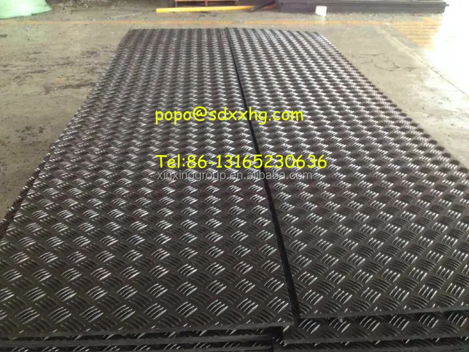 Plastic Pavement Cover Plate /construction Road Mat/ Hdpe Ground ...