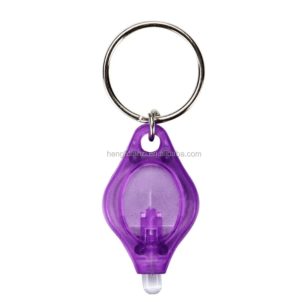 Mini Led Keychain Light With Custom Logo - Pk Keyring Torch