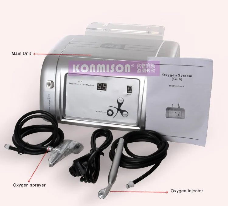 Multifunction Oxygen Jet Oxygen Infusion Facial Machine - Buy Oxygen ...