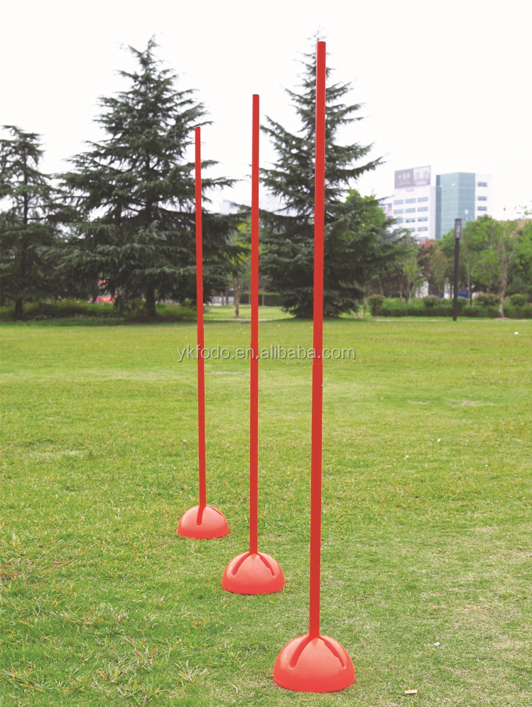 Training Stick Soccer Training Slalom Poles With Plastic Base Use For ...