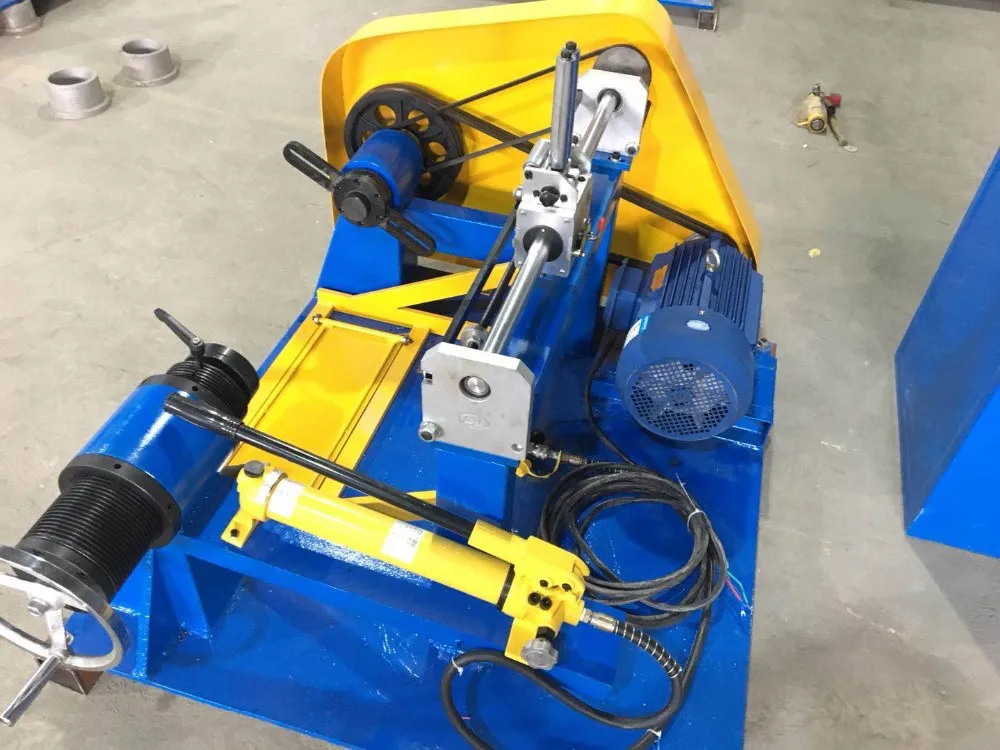 With Hand Crank Pipe And Wire Straightener Rollers Jzq10/53 For 6mm 8mm ...