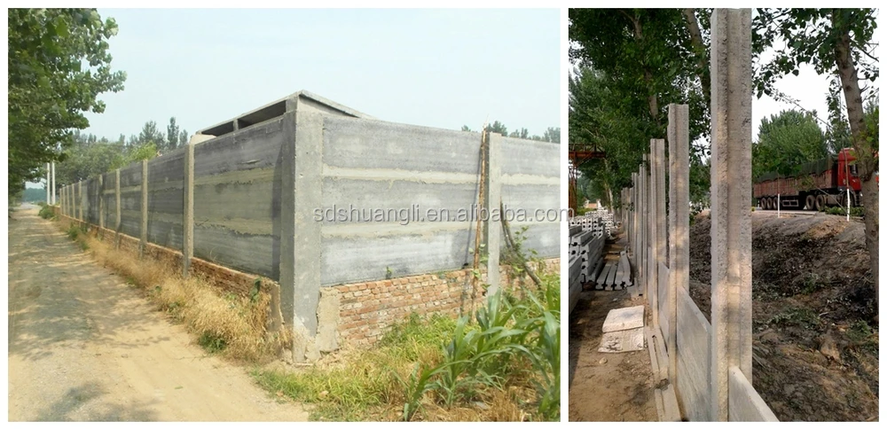 Concrete Slotted Fence Posts External Wall Slabs And Floor Planks - Buy ...