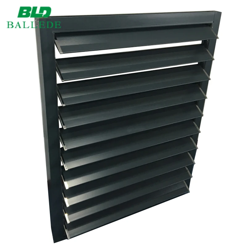 Vertical/horizontal Security System Aluminum Fire Rated Louvers