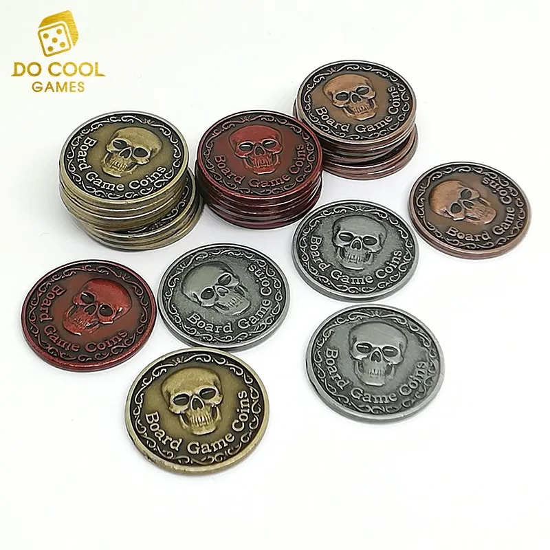 Good Quality Factory Custom Metal Token Board Game - Buy Metal Token ...