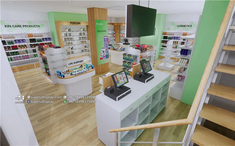 Modern Medical Store Counter Interior Design For Pharmacys Shop - Buy ...