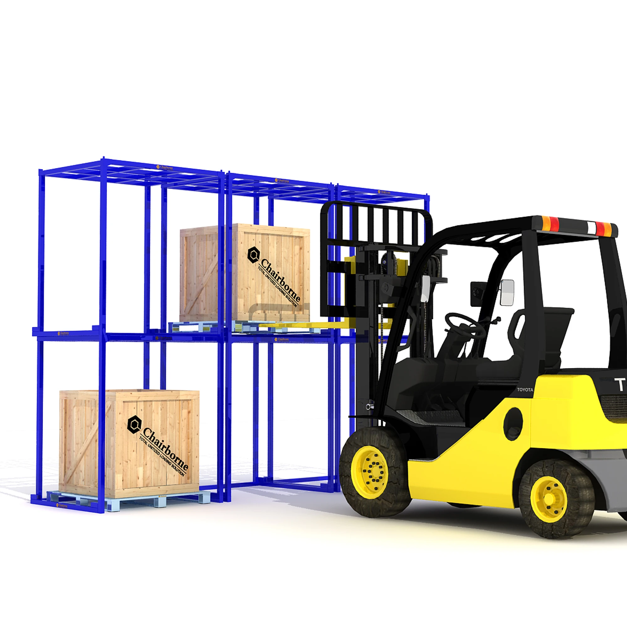 Industrial Portable Warehouse Detachable Stacking Frame Nestainer Rack ...