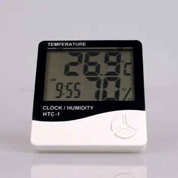 High And Low Temperature Digital Thermometer Alarm Hygrometer Htc-1 ...