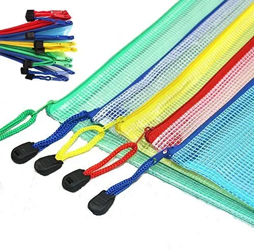 Office Stationery - B4 Size PVC Mesh Zip Bag by Ruiyinxiang